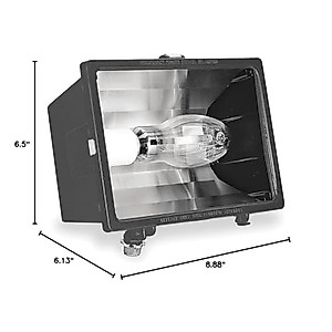 Lithonia Lighting F150SL 120 M6 1 Lamp 150W High Pressure Sodium Flood Light, Bronze