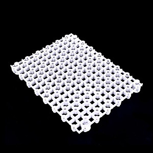 2pcs Fish Tank Filter Plate Fish Tank Bottom Filter Plate PVC Filter Plate