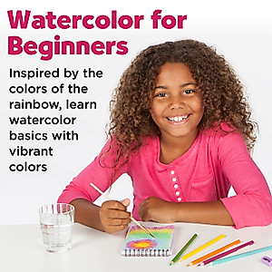 Faber-Castell How to Rainbow Watercolor Pencils Set - Kids Painting Kits, Art Kit for Kids 6-8+
