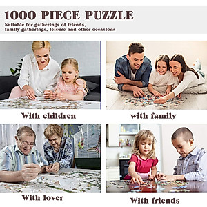 Stephen King Horror Novels - 1000 Pieces Jigsaw Puzzle for Adults Premium Quality Recycled Material Jigsaw Puzzle Intense Colors and High Definition Printing Hobby Puzzles Toy