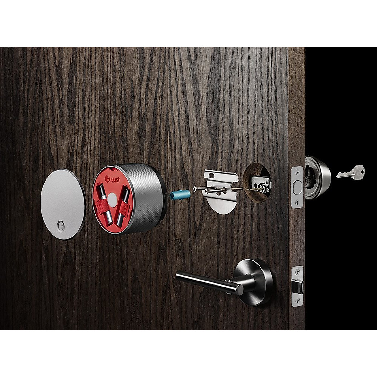 1st Generation August Smart Lock - Red