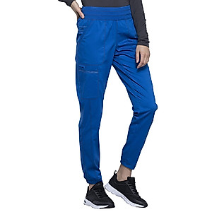 Jogger Scrubs for Women Workwear Revolution, Soft Stretch WW011P, XL Petite, Royal