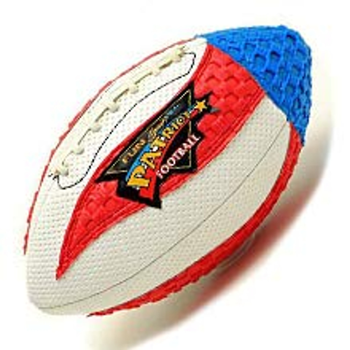 fun gripper 8.5 Patriot Football (PEE WEE) Size (PATRIOTIC) - RED,WHITE & BLUE by: Saturnian I P.E Supplier