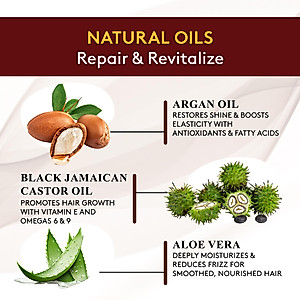 OKAY BLACK JAMIACAN CASTOR OIL MOISTURE and CURLING HAIR SORBET 17.oz / 482 gr.