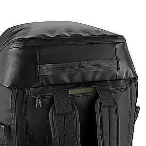 Eagle Creek Cargo Hauler 40L Duffel Bag for Travel with Made with Water-Repellent, Abrasion-Resistant TPU Fabric with Backpack Straps and U-Lid with Storm Flaps, Jet Black