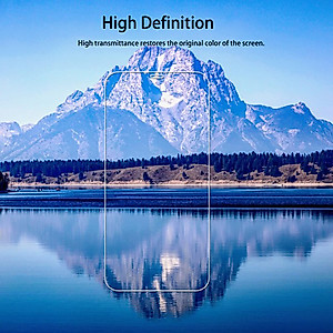 HKKAIS Screen Protector For iPhone 12 mini Tempered Glass 2-Pack Camera Lens Protector Film 2-Pack with Easy Alignment Tool