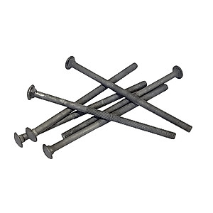 1/2" - 13 x 10 Carriage Bolt | Round Head| Hot Dip Galvanized | 20pcs Box