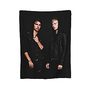 XP-LR S-am and Col-by Blanket，Super Soft Comfortable Flannel Throw Blanke Blanket Super Lightweight Warm Blanket 80"x60"