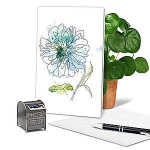 The Best Card Company - Loving Sympathy Card with Envelope - Inspirational, Religious Bereavement Greeting - Basic Blooms C4627DSMG