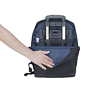 DricRoda Folding Hand Truck, 155lb Heavy Duty 4 Wheels Portable Luggage Cart, Lightweight Aluminum Foldable Carry-on Hand Trucks Dolly for Boxes and Parcels Moving, House or Office, Workshop Use