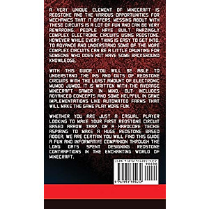 Redstone Handbook for Minecraft: Learn to Create Awesome Redstone Devices (Unofficial)