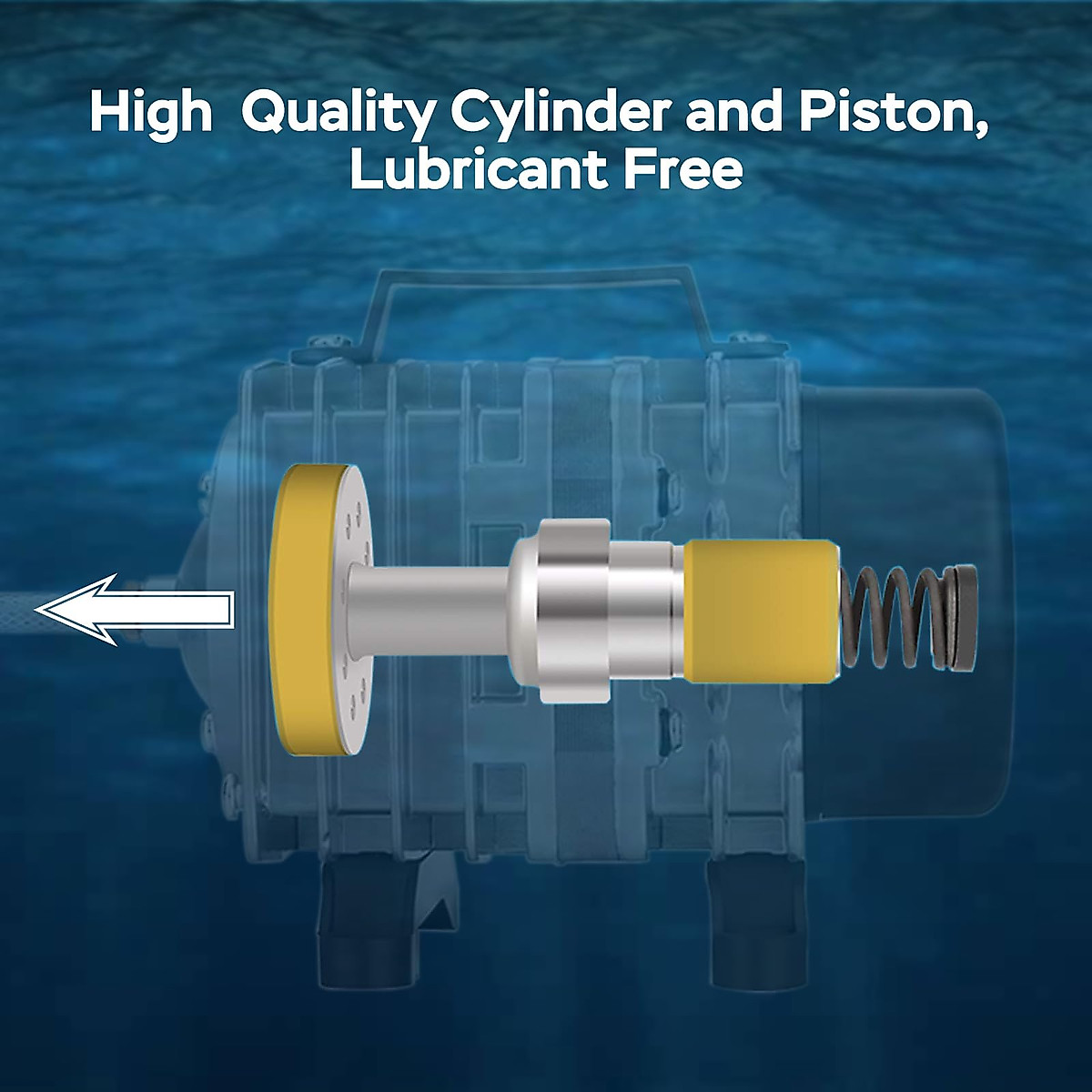 AquaMiracle Aquarium Air Pump Commercial Air Pump 600GPH, 18W Air Pump for Fish Tank, Hydroponic Air Pump, Fish Tank Air Pump Bubbler Pond Aerator