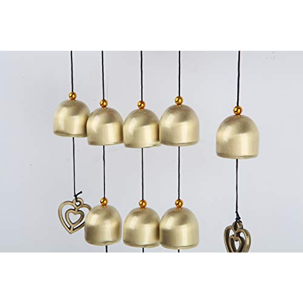 Gardenvy Cardinal Bird Wind Chime, Red Bird Bell Wind Chimes Outdoor Decorations, Garden Backyard Church Hanging Decor, Red