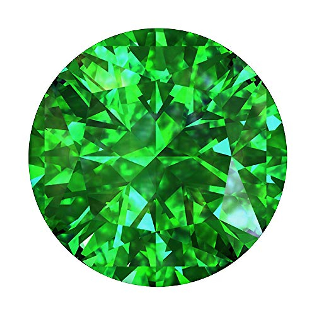 Emerald Pop Socket Geode Green Rock Crystal Pattern PopSockets PopGrip: Swappable Grip for Phones & Tablets
