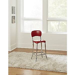 COSCO Stylaire 3 Piece High Top Set, Red & Chrome