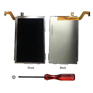 Rinbers® OEM Replacement Top Upper LCD Screen Display for Nintendo 3DS N3DS XL LL 2012-2014 with Y Tool (Not for 3DS or New 3DS XL LL LCD)