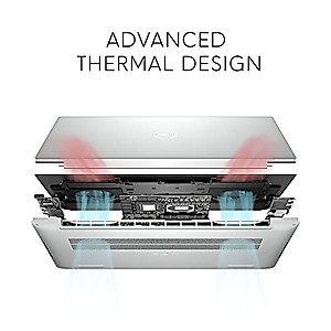 Dell XPS 17 9710, 17 inch UHD+ Touchscreen Laptop - Intel Core i9-11900H, 32GB DDR4 RAM, 1TB SSD, NVIDIA GeForce RTX 3060 6GB GDDR6, Windows 11 Pro - Platinum Silver with Pro Support