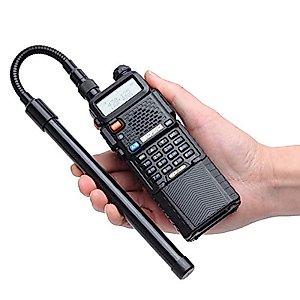ABBREE AR-148 Gooseneck SMA-Female 2M/70CM 144/430Mhz Dual Band Tactical Antenna Compatible with UV-5R, UV-82，BF-F8HP,GT-3,UV-9R Plus,BF-888S Ham Two Way Radio