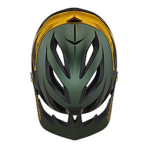 Troy Lee Designs A3 Uno Adult Bicycle Helmet MIPS EPP EPS Premium Lightweight 16 Vents 3-Way Adjustable Detachable Visor All Mountain Enduro, Gravel, Trail, BMX, Off-Road MTB (Green, MD/LG)
