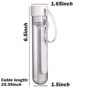 Car USB Humidifier with Container Diversity,Nano Ultrasonic Mini Cool Mist Humidifier Three Hours Auto-off Travel Humidifier Diffuser for Baby, Bedroom,Desk, Office-White Travel OutdoorGrey)