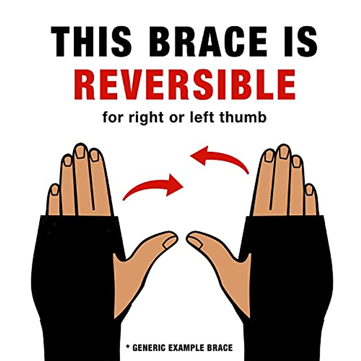 ACE Energizing Hand Support, Large/Extra Large, Beige, 1/Pack