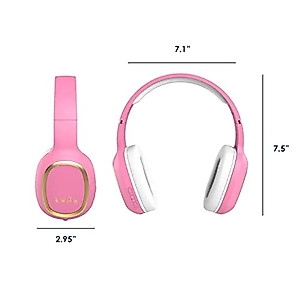 Packed Party Wireless Pink Bluetooth Headphones (Pink)