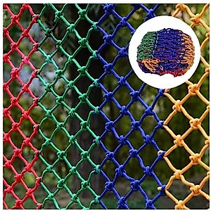 Safety Net for Kids, Playground Fence Net Wall Decor Net Color Nylon Rope Net Large Play Indoor Heavy Duty Nets Mesh Swing (Size : 15m(316ft))