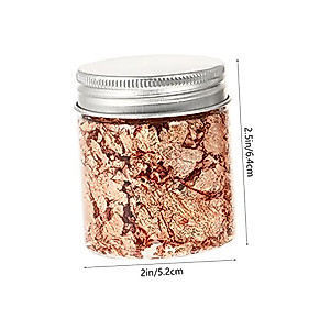 KJHBV 1 Set Gold Foil Paper Scraps Nail Art Stickers Appliques Embellishments Glitter Stickers Glitter Polish Metallic Nail Glitter Powder Nail Art Foil DIY Nail Decor Gold Foil Flake