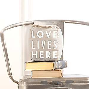 Pavilion Gift Company 72153 Love Lives Here Door Stopper, 5 by 6-Inch