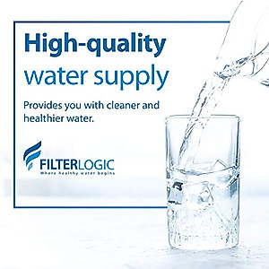 Filterlogic FXHSC 10" x 4.5" Whole House Pleated Sediment Filter, Replacement for GE FXHSC, Culligan R50-BBSA, Pentek R50-BB, DuPont WFHDC3001, American Plumber W50PEHD, GXWH40L, Pack of 2