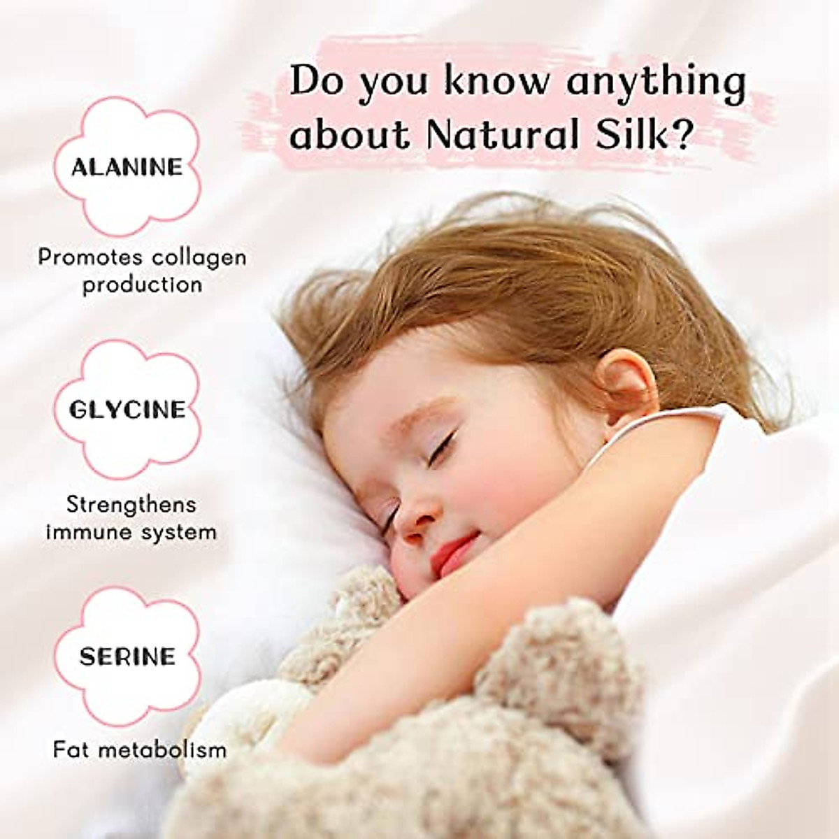 iCooBreeze 100% Pure Silk Toddler Pillowcases,Mulberry Silk Double Sided Pillow Case with Hidden Zipper,Organic Pillow Covers for Baby Kid Toddler Boys Girls, Toddler (13"X18") 1 Pack, Silver Grey