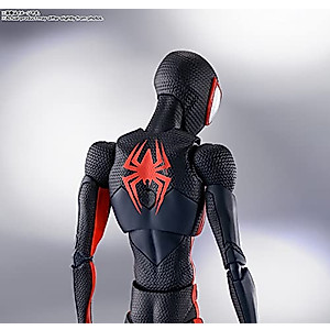 TAMASHII NATIONS - Spider-Man: Across The Spider-Verse - Spider-Man (Miles Morales) (Spider-Man: Across The Spider-Verse), Bandai Spirits S.H.Figuarts Action Figure