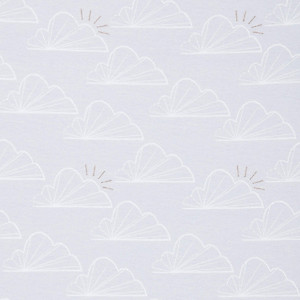 BEABA by Shnuggle Baby Bedside Sleeper Crib Bedding Set, Baby Bassinet Crib Sheets, Bassinet Sheets, Includes Fitted Crib Sheet and Baby Blanket, (Cloud)