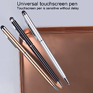 Capacitive Stylus Pens for Touch Screens-2 in 1 Stylists Pens，Universal Touch Screens Stylus Pen for iPad iPhone Tablets Samsung Galaxy All Universal Touch Screen Devices(3 Pack)