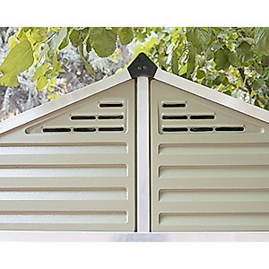 Palram - Canopia SkyLight 8' x 12' Storage Shed - Tan