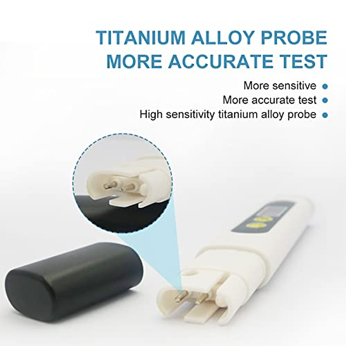 TDS Tester,TDS Meter Digital Water Tester,Water Quality Tester Filter Pen,0-9999 ppm,Accuracy Testing Water Quality for Drinking Water Purity Test, Swimming Pools, Aquariums, Etc.