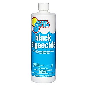 In The Swim Black Algaecide – Eradicates Black Algae in Swimming Pools - Copper Sulfate Pentahydrate - 1 Quart