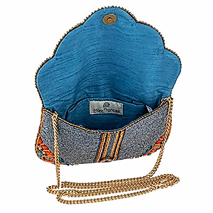 Mary Frances Handbag, Blue