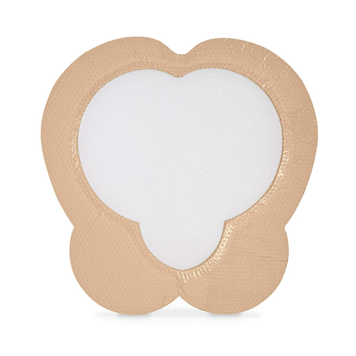 Bordered Silver Silicone Ag Sterile Highly Absorbent Antibacterial Dressing, Sacral,Sacrum, 9"x 9" (6.6"x 6.4" Pad), 5 dressings/Box, MedHeal by MedvanceTM