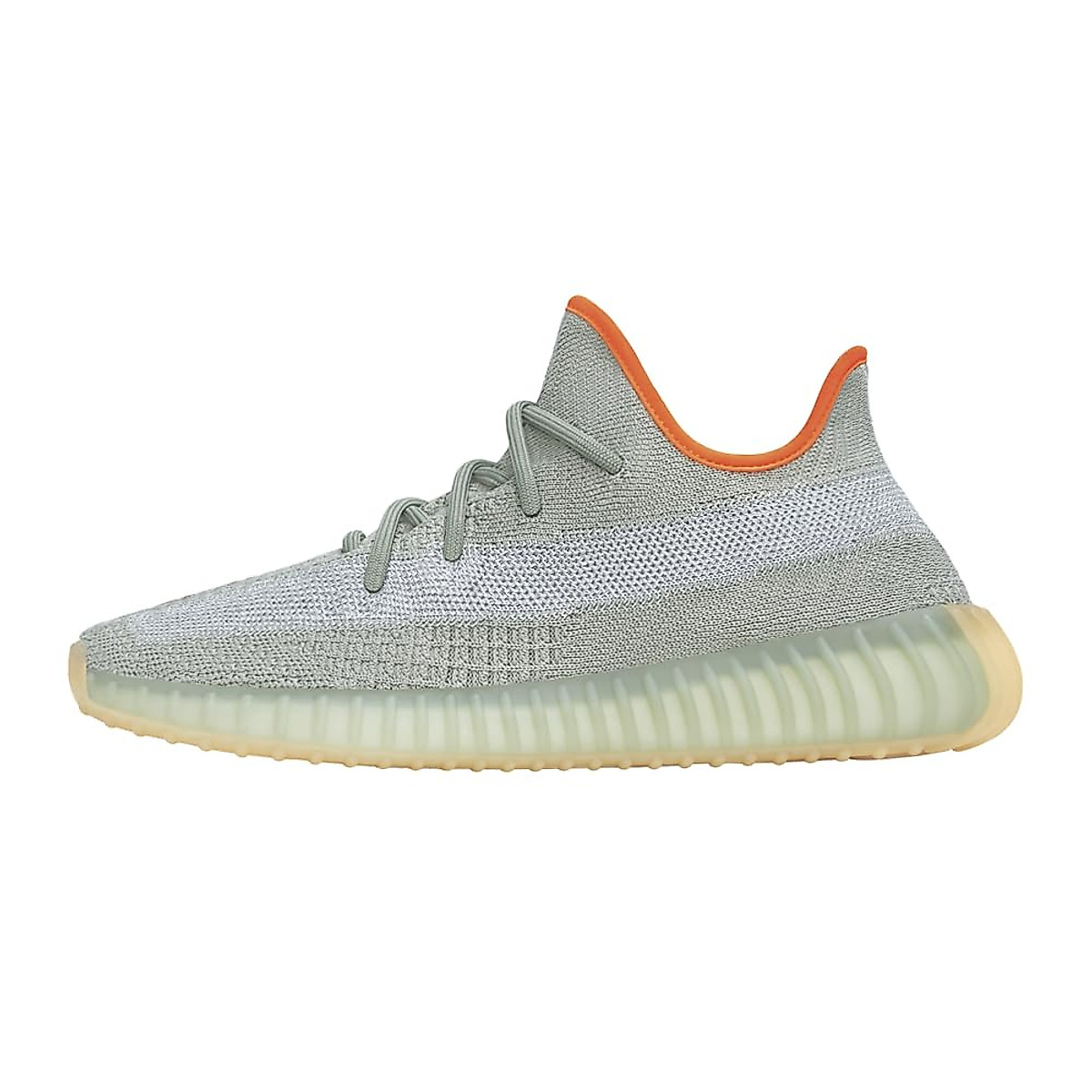 adidas Mens Yeezy Boost 350 V2 Lace Up Sneakers Shoes Casual - Grey - Size 4.5 M