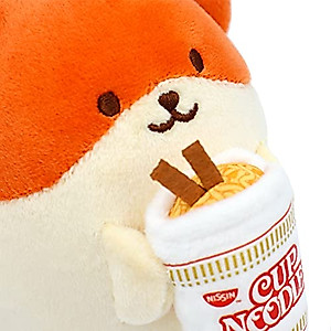 Anirollz Stuffed Animal - Cup Noodles Foxiroll, Soft Toy Plush Doll, Officially Licensed Nissin Product, Birthday Gift, Safe for Children