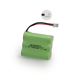 GLESOURCE 7.2V Battery Compatible for 2gig BATT1X BATT2X BATT1 GC2 2GIG-CNTRL2 2GIG-CP2 GCKIT311 Go Control Panel Security System Alarm 6MR2600AAY4Z 10-000009-001 2600mAh