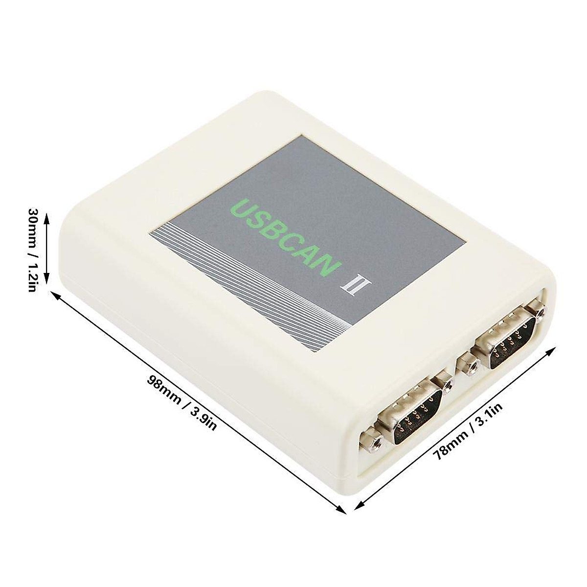 Dual-Channel USB to Can Compatible with Zlg,Single Channel Maximum Receiving is More Than 14000 Frames/Second,Supports Win98, Win200, Xp, Win7, Win8