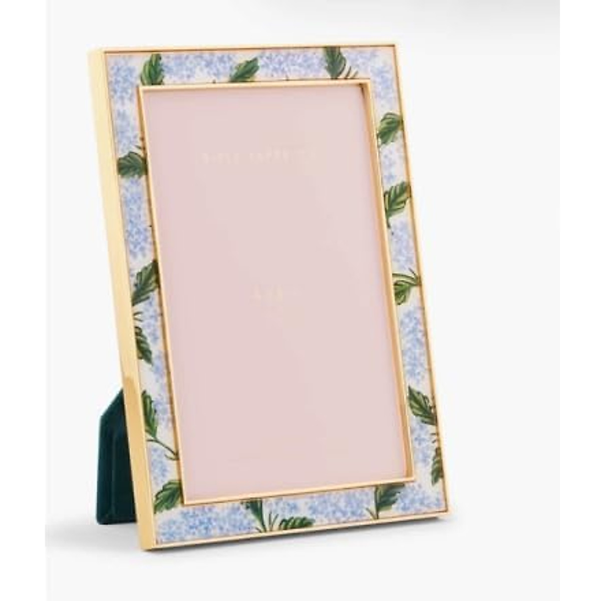 RIFLE PAPER CO. Hydrangea 4x6 Picture Frame For Special Photos With Friends And Family, Stylized Pattern Single Photo Frame For Desks, Cabinets, And Nightstands