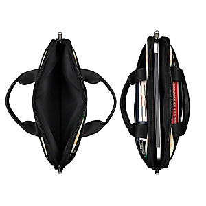 Colorful Brachiosaurus Laptop Computer Bag Waterproof Shoulder Messenger Bag 13-15 inch Durable Laptop Tote Bag with Shoulder Strap Handle Lightweight Crossbody Briefcase