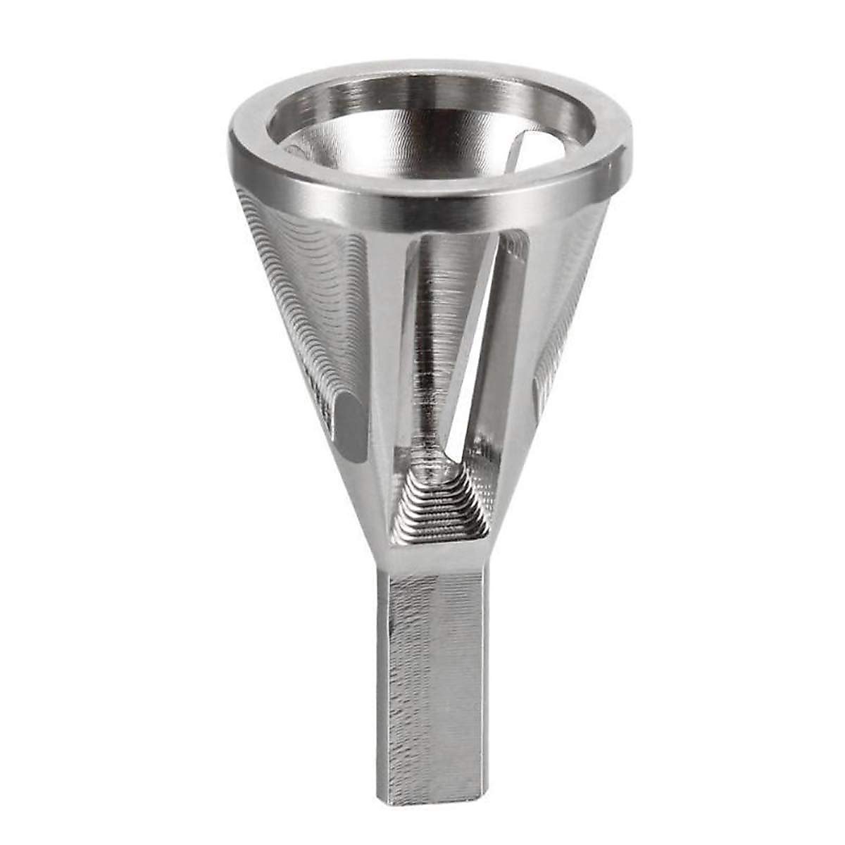 MEW 2PCS Deburring External Chamfer Tool, Grinding Angle Trimming Tool for Chuck Drill Bit (Triangular Handle Chamfer and Hexagonal Handle Chamfer)