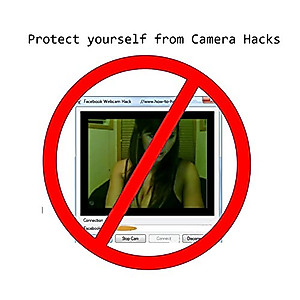 Foretra - Ultra Thin Metal Webcam Cover Privacy Slide for Your Laptop Tablet Avoid Camera Hacking and Protect Your Privacy 5-Pack (Black)