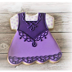 Baby Dress Cookie Cutter, 3.75" Made in USA by Ann Clark