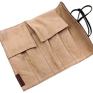 Pilot Pensemble Roll Pen Case 5 Pocket Cowhide Dark Brown