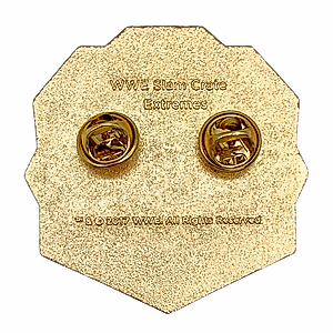 WWE United States Champion Pin- Special Edition American Flag Slam Crate Collectible Pin- Authentic Raw WWE Extremes Championship Belt Pin
